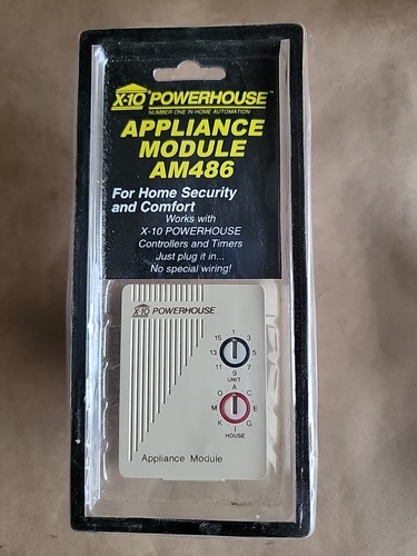 X10 X-10 Powerhouse 2 Pin Polarized Appliance Module AM486 for sale ...