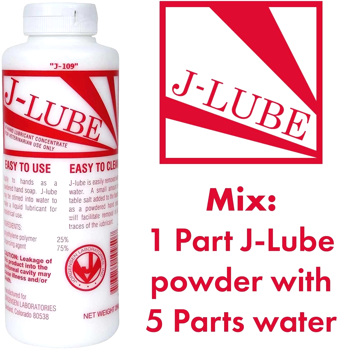 J Lube Powder 284g | Veterinarian Lubricant Water Based Lube Veterinary Use Only | eBay UK