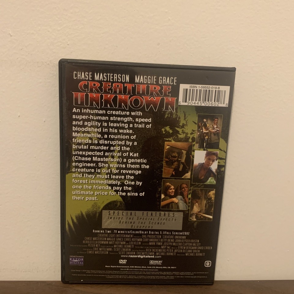 Creature Unknown (DVD, 2004) 690445006028| eBay