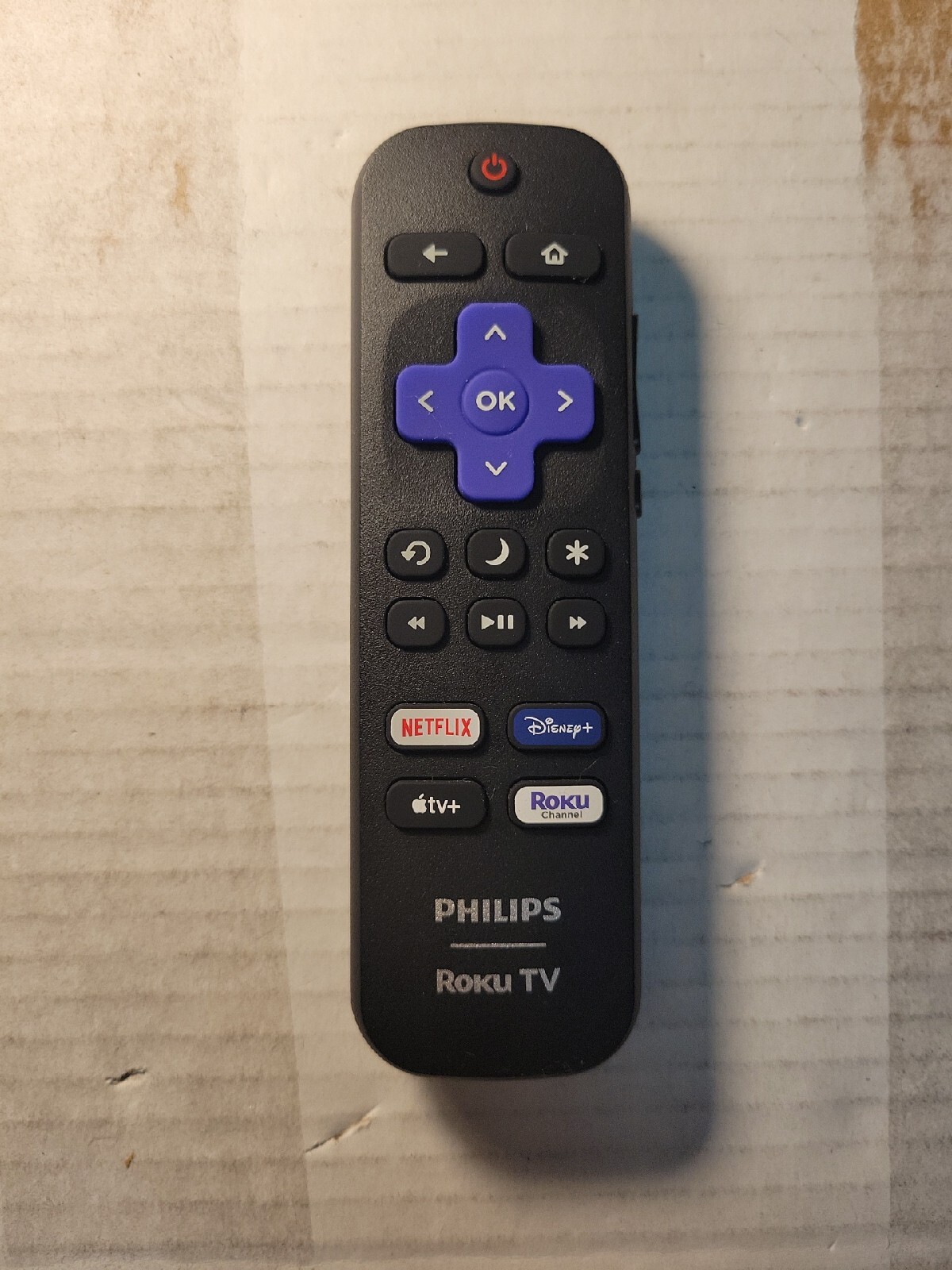 OEM PHILIPS ROKU TV REMOTE CONTROL NETFLIX DISNEY+ APPLE TV ROKU RC ...