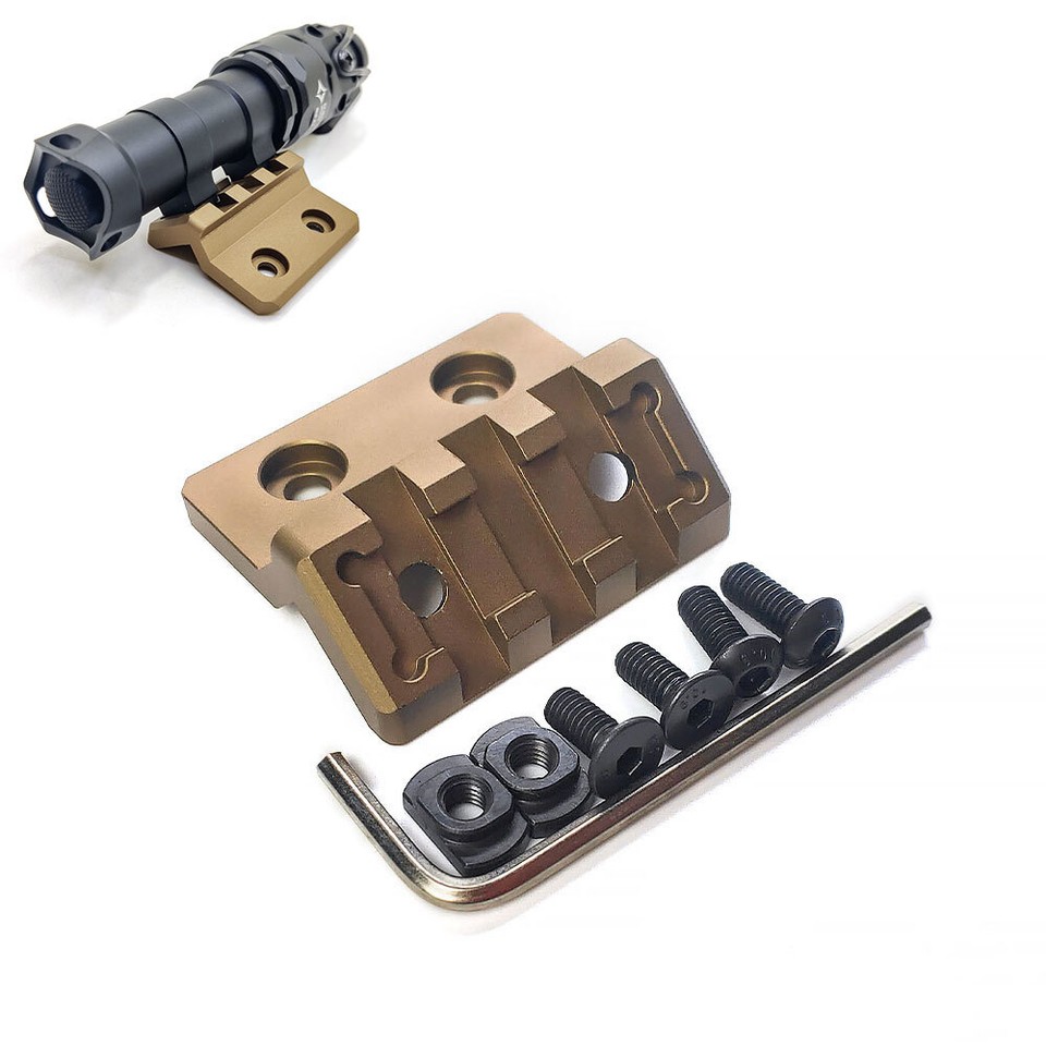 45 Degree Offset Mount Flashlight Rail Mount Fit MLok Keymod Rail For ...