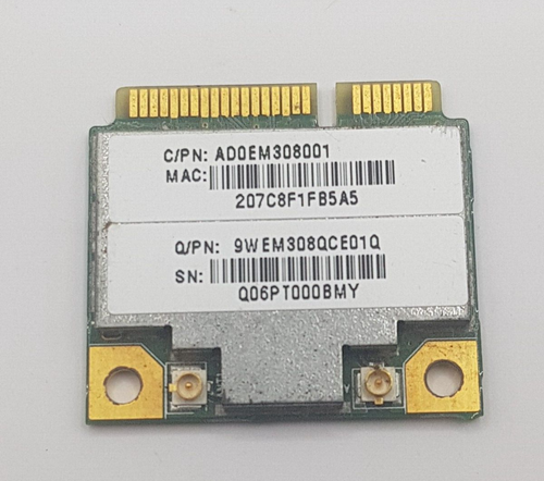 Realtek RTL8191SE Half Height Mini PCIe WLAN WiFi Card 802.11N ...