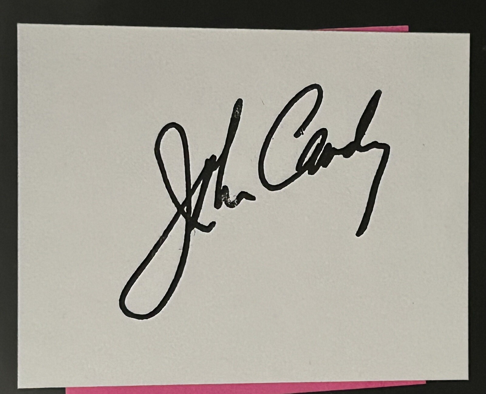JOHN CANDY SIGNED PAPER SPACEBALLS, STRIPES, UNCLE BUCK DIED 1994 | eBay