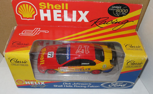 CLASSIC 1/43 DICK JOHNSON #17 1999 FORD AU FALCON DJR SHELL HELIX #2017 ...