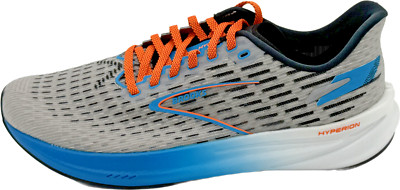 Brooks Hyperion Men's (D) (Grey/Atomic Blue/Scarlet) | eBay
