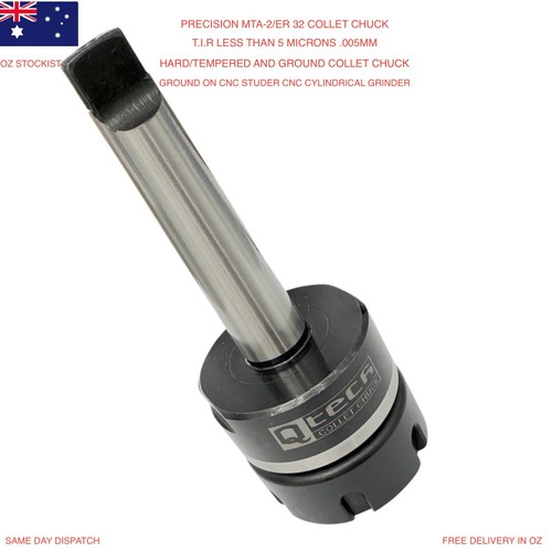 MT2 Collet Chuck Er 32 WITH HIGH PRECISION GROUND ON CNC GRINDER HARD ...