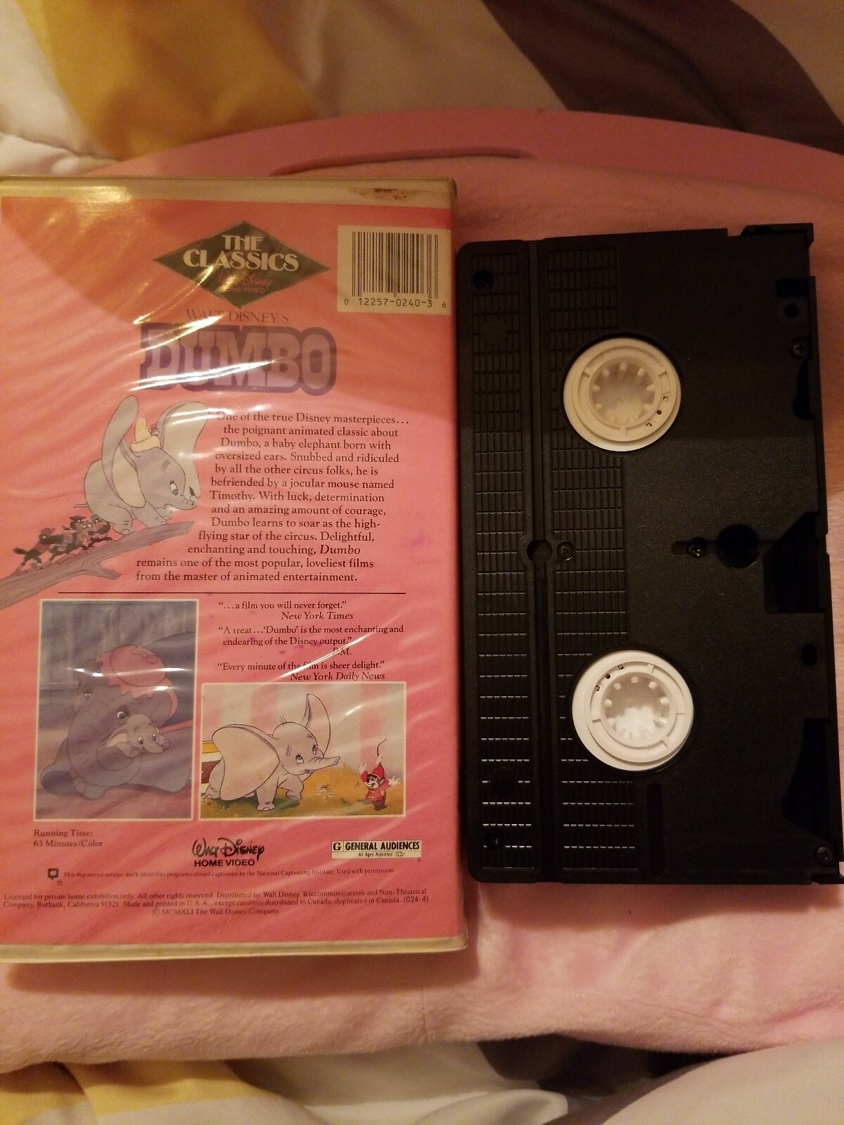 Dumbo (VHS) Black Diamond Edition!!! Disney!!! Rare #024 TESTED | eBay UK