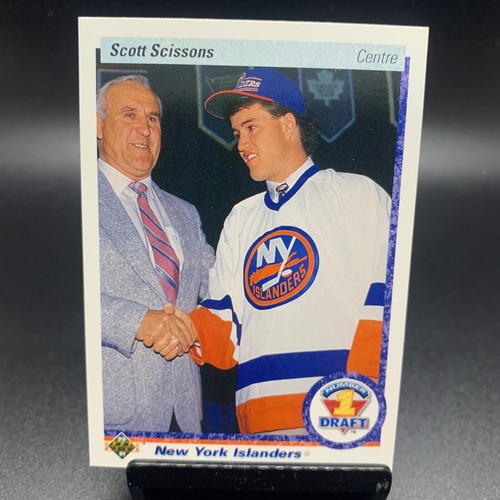 1990-91 Upper Deck Hockey French #357 Scott Scissons RC New York ...