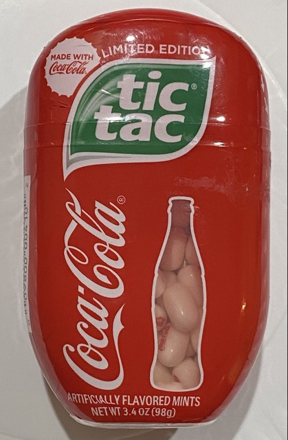 Tic Tac Coca Cola Hard Candy Mint, 3.4oz - 3 Pack for sale online | eBay