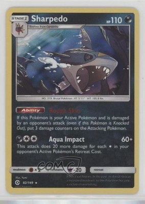 Sharpedo Pokémon Sun & Moon Base #82 | eBay