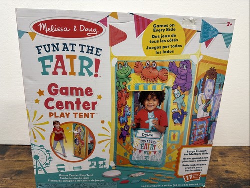 Melissa & Doug Fun at the Fair! Game Center Play Tent - 4 Sides of ...