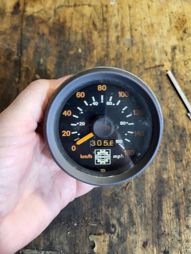 Vintage Skidoo Snowmobile Formula Plus Mx Mach Orange Face Speedometer ...