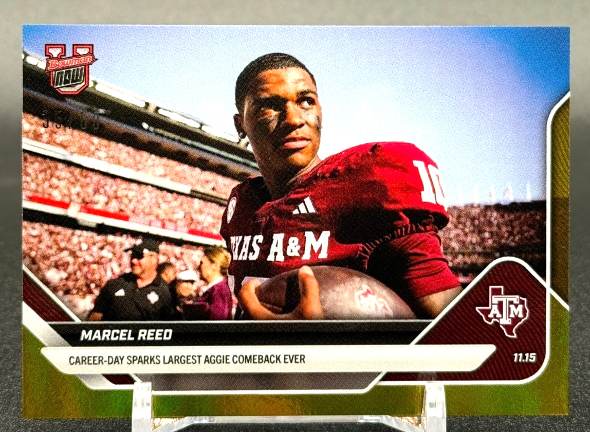2025 Bowman U Now Marcel Reed Sparks Largest Aggie Comeback