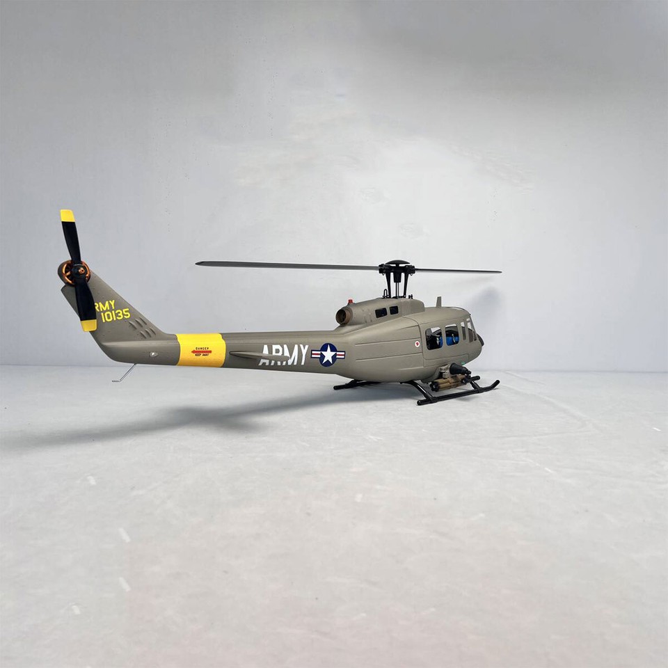 Roban 470 Size UH-1D Army RTF RC Helicopter X2 INTELLIGENT CONTROL ...