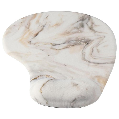 White Wrist Support Marble Mice Pad Water-proof Mouse Pad Office ...