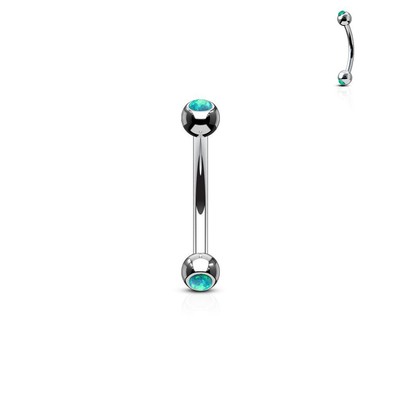 Piercing arcade boules opale vert | eBay