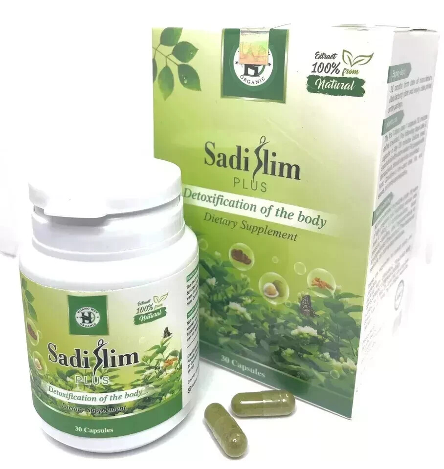 100% Authentic Organic Sadi Slim Plus Weight Loss Supplement Detox ...