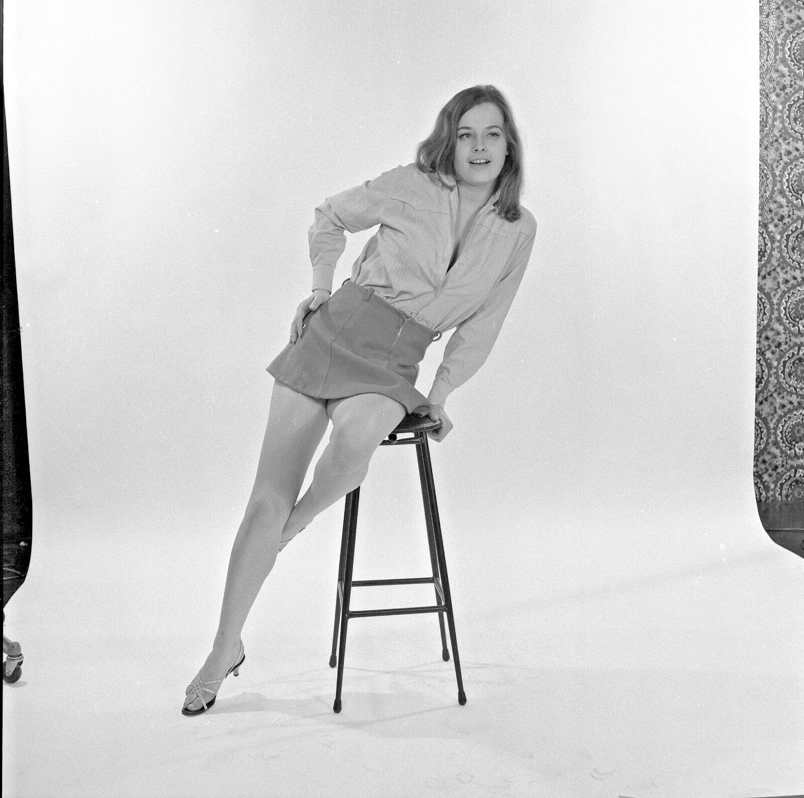 Harrison Marks Model Sally Dixon Pin Up Glamour Medium Format Negative ...