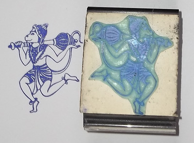 Hanuman Hindu wood mounted rubber stamp by Amazing Arts | eBay