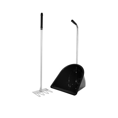 Traditional Tidee Long Rake 80cm Dustpan Manure Shovel Scoop for Stable ...