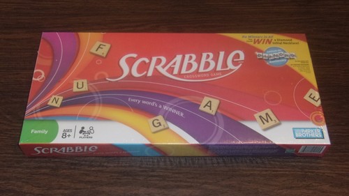 NIB 2008 Hasbro Scrabble Crossword Game Diamond Anniversary Edition ...