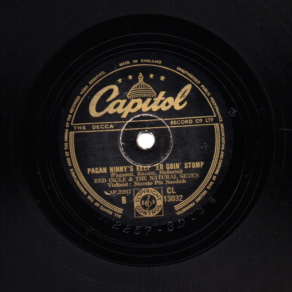 RED INGLE 78 GIT UP OFF'N THE FLOOR HANNAH / PAGAN NINNY'S STOMP CAP ...