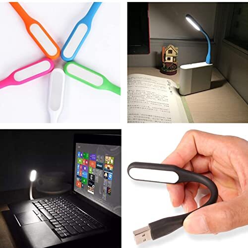 Flexible Mini USB LED Lamp Light Portable Night Light Compatible for ...