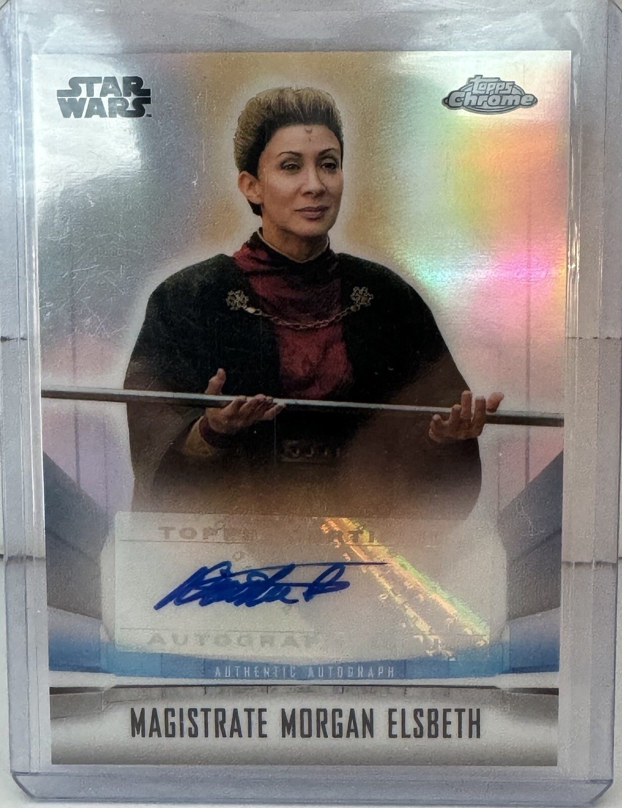 Magistrate Morgan Elsbeth 2022 Mandalorian Chrome Auto - Diana Lee ...