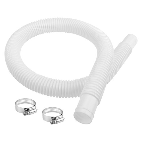 1-1/4 Inch x 3 Foot Long White Above Ground Pool Flex Connection Hose ...