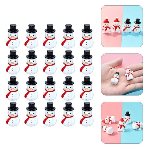 30 Pcs Mini Bonhomme De Neige Decoration Noel Décorations Noël Pour La ...