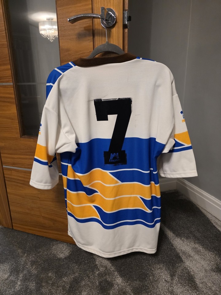 Whitehaven Rugby League shirt with number 7 on the back from the early ...