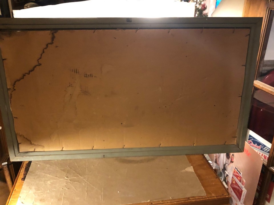 RARE vintage Pabst blue ribbon sign, Now at popular prices, framed 39 x ...