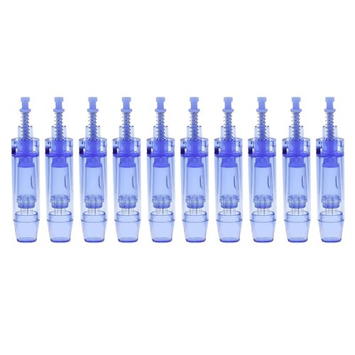 10Pcs Blue 12Pins Cartridge Micro Needle Tips Head for A1 Micro-needle ...