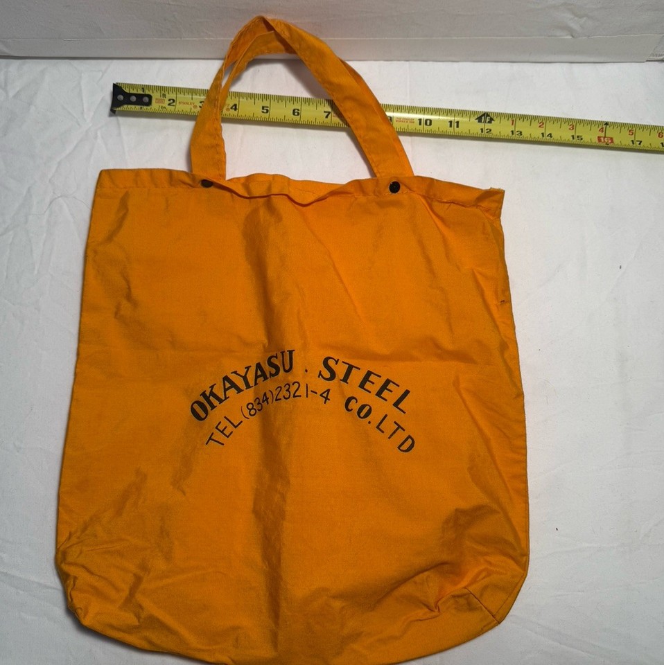Japanese Okayasu Steel Company tote grocery shopping bag | eBay
