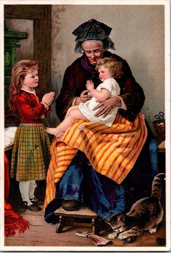 Trade Card Dr. D. Jayne's Carminative Balsam (The Morning Prayer) S6D ...