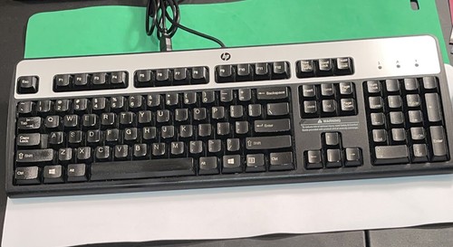 HP SK-2885 434821-002 Wired USB Black / Silver Keyboard | eBay