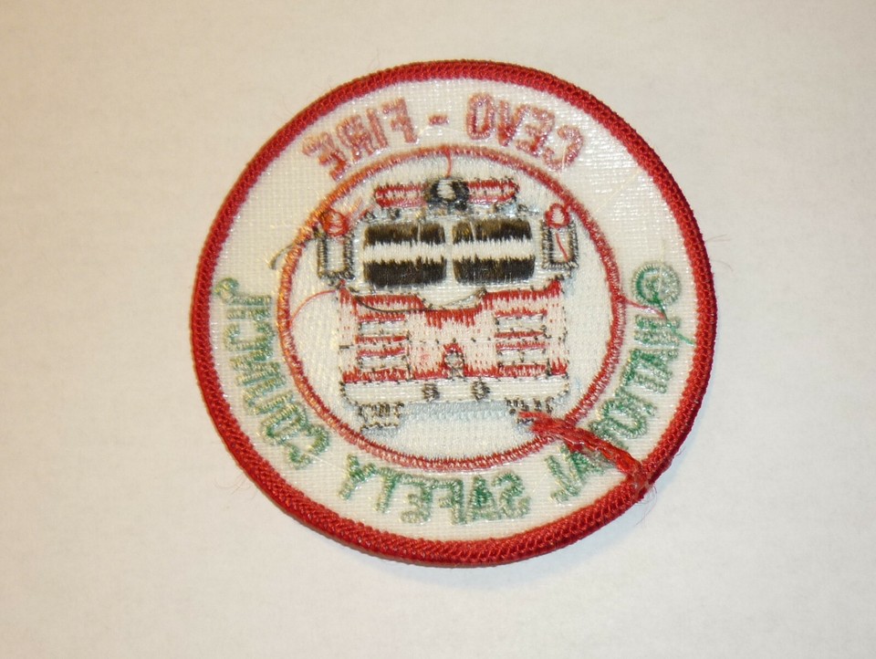 CEVO Fire National Safety Council Patch Fire Engine Firefighting ...