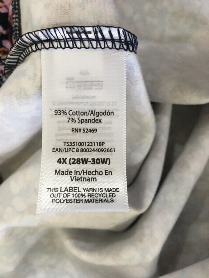 New Terra & Sky High Rise Fitted Leggings Plus Women many sizes ...