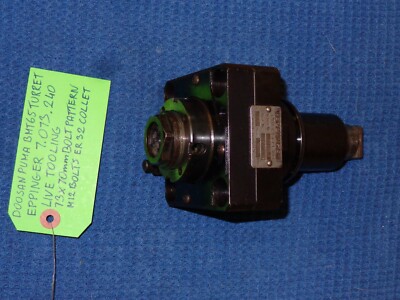 DOOSAN PUMA BMT65 TURRET EPPINGER PRECI- FLEX 7.073.240 LIVE TOOLING ...