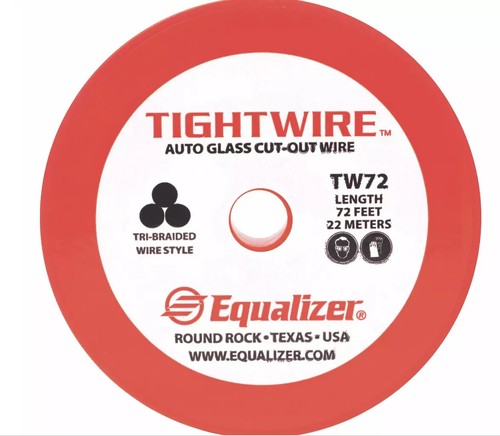 Equalizer Tightwire for Windshield Removal Auto Glass Cut Out Wire 72 ...