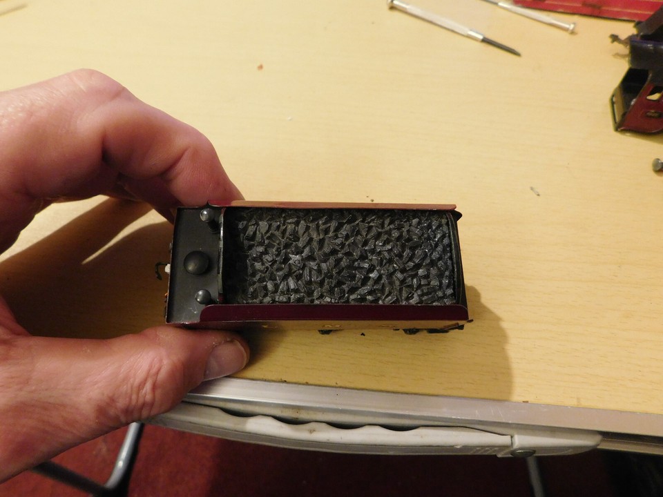 Hornby Dublo Duchess class tender repainted in LMS red livery | eBay UK