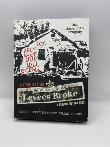 When the Levees Broke DVD 2006 Spike Lee HBO Documentary 4 Hours 3 Disc ...
