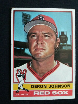 1976 Topps Baseball Card # 529 Deron Johnson - Boston Red Sox | eBay