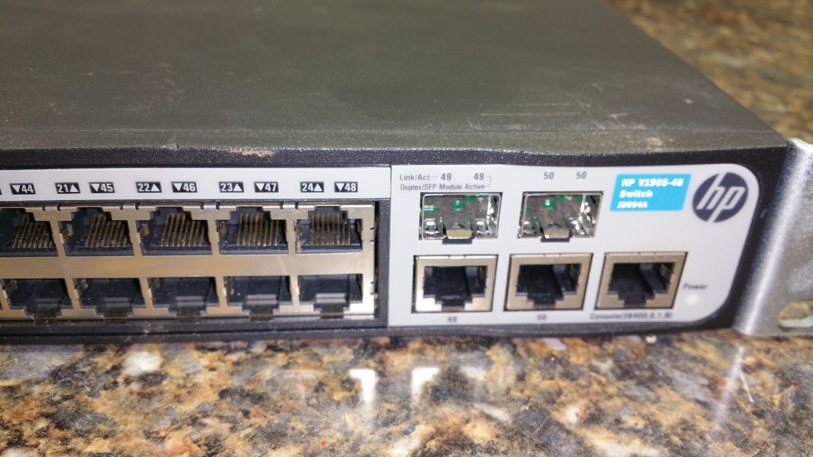 HP V1905-48 Gigabit 48 port Ethernet Switch (#219) | eBay