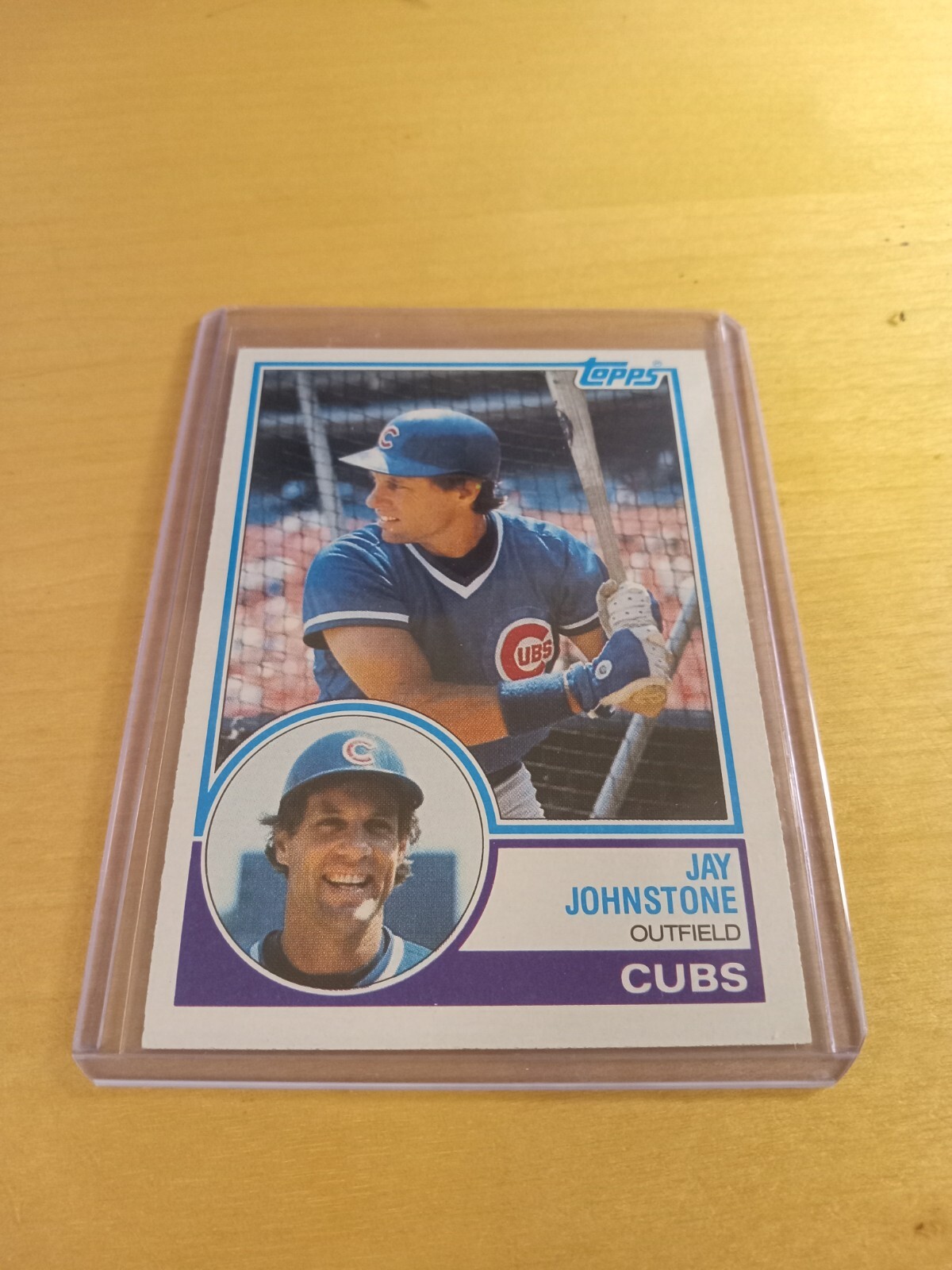 1983 Topps #152 JAY JOHNSTONE Chicago Cubs Baseball Card, Outfielder ...