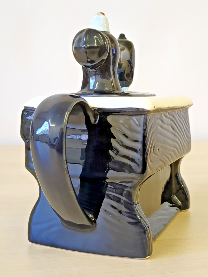 🧵 Vintage Sewing Machine Teapot Ceramic Made in Taiwan Collectible ...