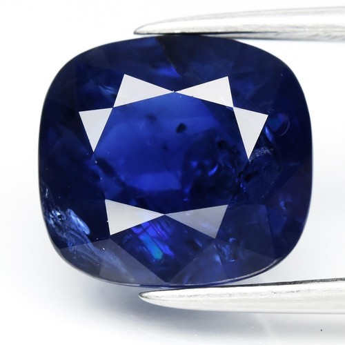 💎 3.75ct 9x8.5mm Cushion Blue Sapphire - Heated, Good Color Ceylon Gem ...