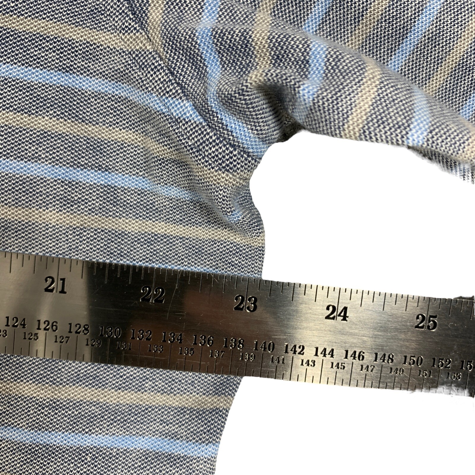 LL Bean Slightly Fitted Mens LS Shirt XL-Reg Gray Knit Button Down ...