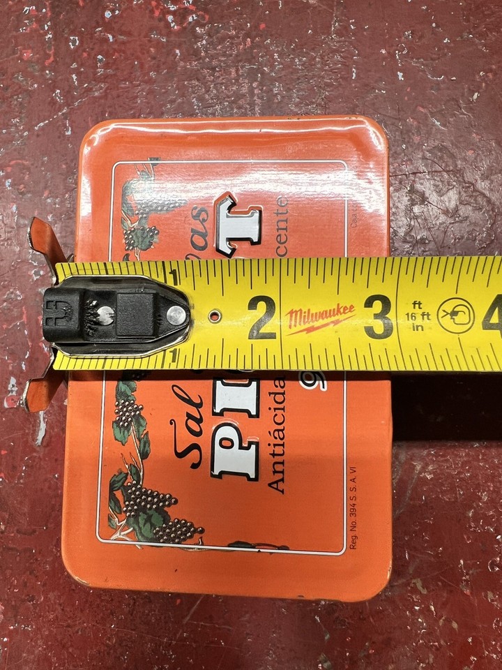 Vintage Picot Metal Sign Box México Sal De Uvas Picot 90 Anniversary | eBay