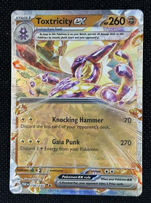 Toxtricity ex Paradox Rift 100/182 (Double Rare) Pokemon Card TCG NM | eBay